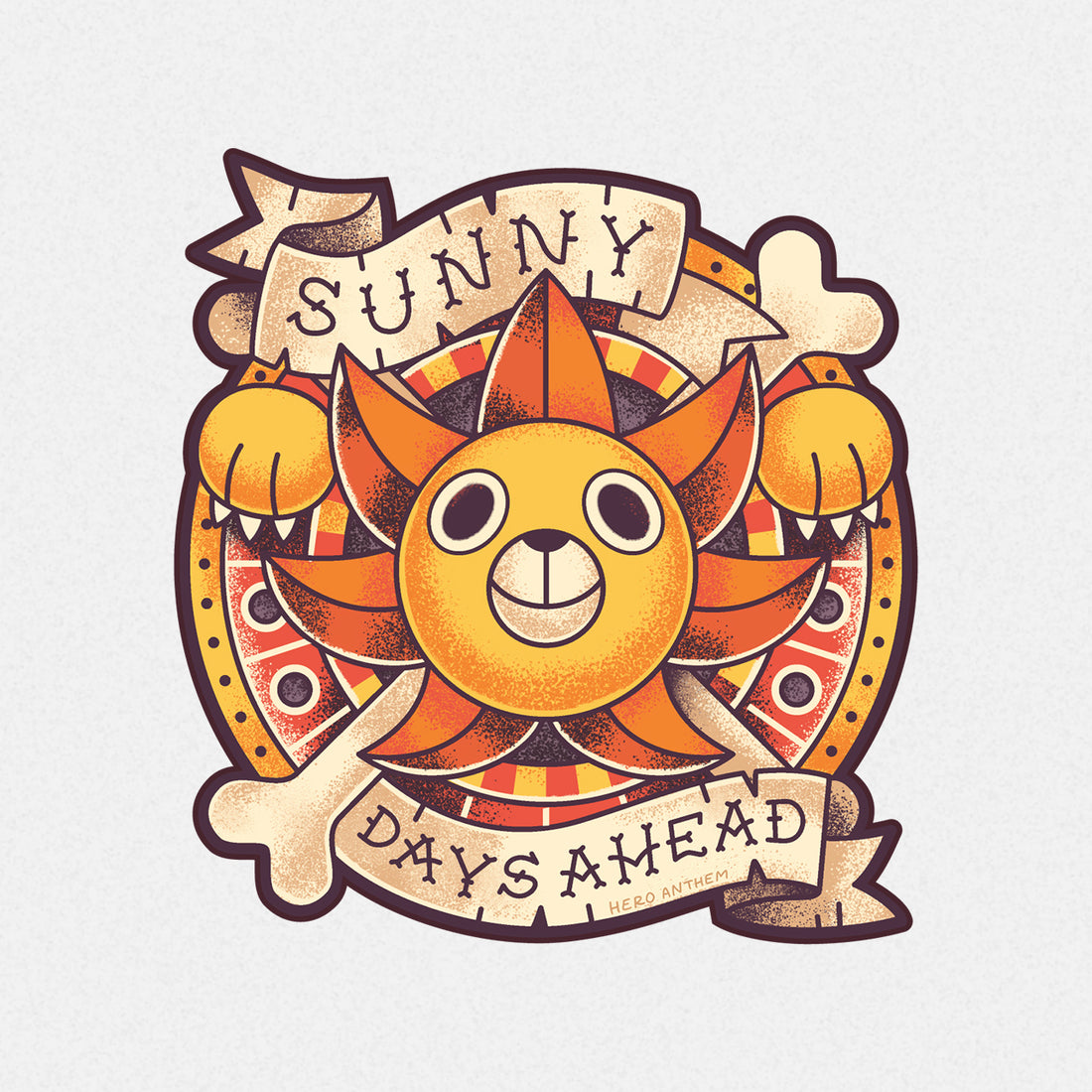Thousand Sunny Sticker – Hero Anthem